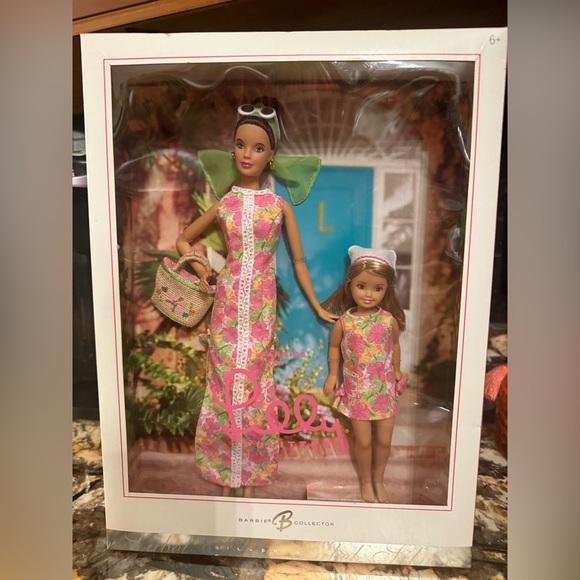 Barbie | Other | Lilly Pulitzer Barbie And Stacie Doll Giftset Silver ...